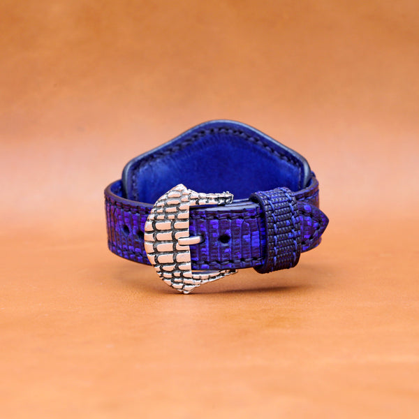 EXOTIC WATCH STRAP IN INDIGO 22MM LUG - THE DIVINE TRIBE